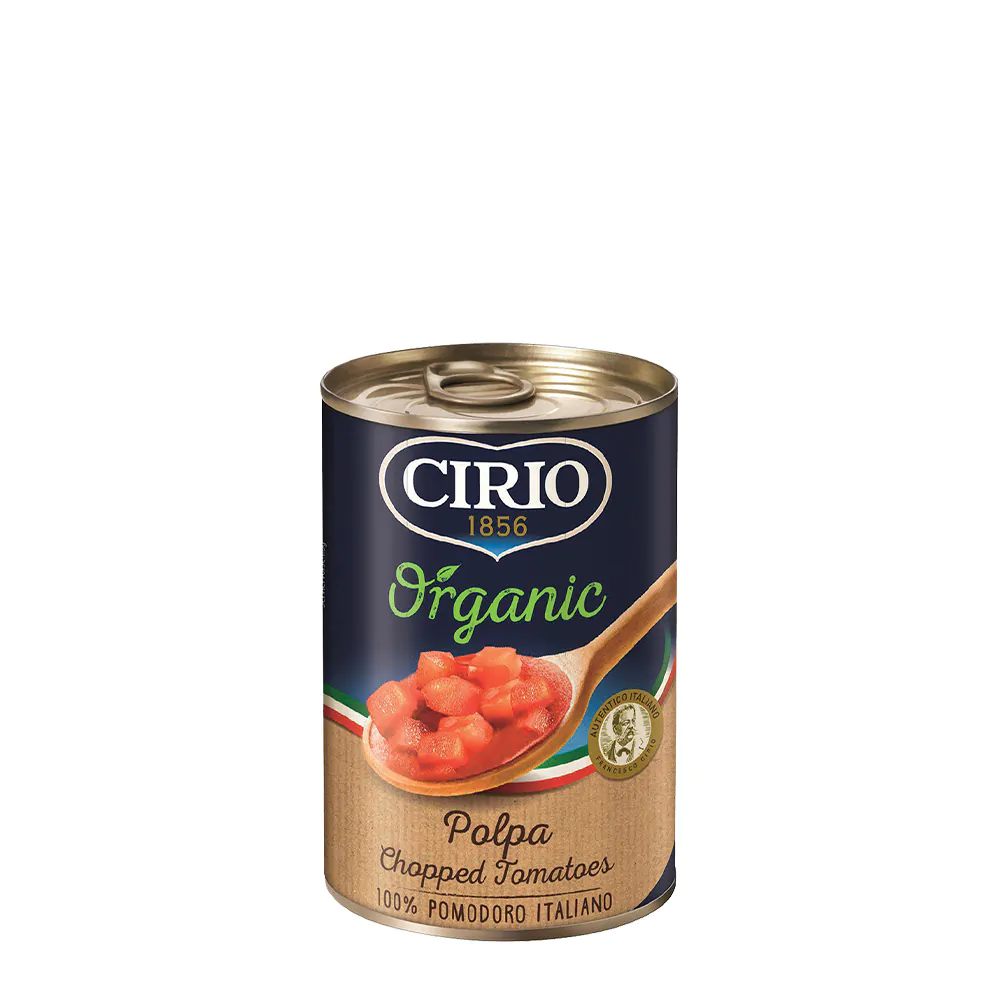 Organic chopped tomatoes - Cirio 1856